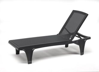 SCAB Design Scab Design - Bain de soleil, Bain de soleil Tahiti anthracite ajustable Anthracite en Plastique