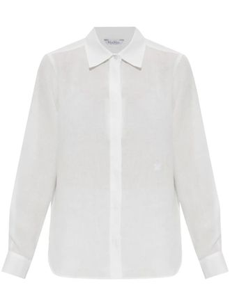 Max Mara chemise Abisso en lin - Blanc