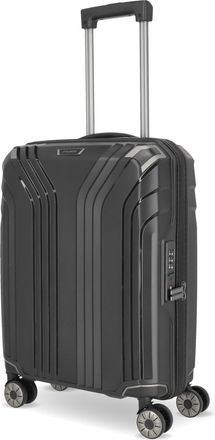 Travelite 4-Rad Hartschalen Handgepäck Koffer klein mit recyceltem Innenfutter, Gepäck Serie ELVAA: Stylischer Trolley mit Schutzecken + TSA Schloss, 55 cm, 41 