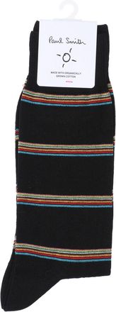 Paul Smith Socks Logo Block Artist Stripe