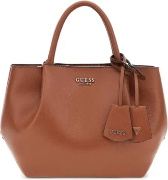 Guess Femme, Sacs, Brun, Taille: ONE Size Noelle Girlfriend Sa Cognac Sac bandoulière