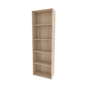 Vicco B&uuml;cherregal Bob, Regal f&uuml;r B&uuml;cher, Sonoma, 60 x 190 cm mit 5 F&auml;chern