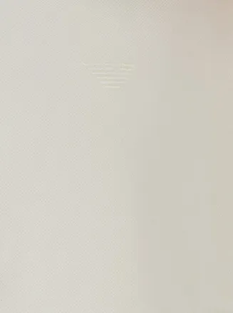 Emporio Armani Cotton Ribbed-Trim Polo - White