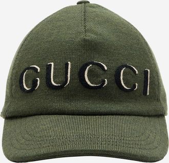 Gucci Casquette de baseball en laine Gucci avec logo