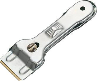 Westmark Ceranfeld-/Reinigungsschaber, mit austauschbarer Reinigungsklinge, Stahl, Piccobello, Silber, 10842280