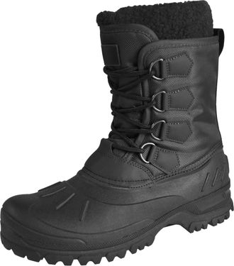 Normani K&auml;lteschutzstiefel mit griffiger Sohle wasserdicht f&uuml;r den EXTREMEN Winter Farbe Dunkelschwarz Gr&ouml;&szlig;e 41