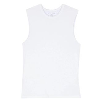 Officine G&eacute;n&eacute;rale Wei&szlig;es Tank Tee Lyocell Baumwolle - - Tops - Damen - Wei&szlig; - S