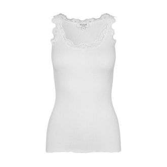 Rosemunde Seidentop - - Tops - Damen - Wei&szlig; - L