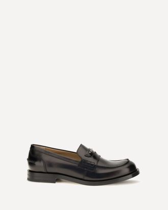 Fendi Ateneo calfskin Loafers Male 5.5