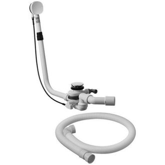 Duravit Paiova, Ab-und &Uuml;berlaufgarnitur, f&uuml;r freistehende - Duravit