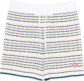 Casablanca Homme, Shorts, Multicolore, Taille: L Tuck Stitch Shorts