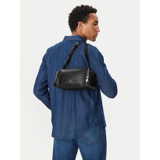Calvin Klein Umh&auml;ngetasche Calvin Klein Jeans Flight Bag LV04D3469G Schwarz