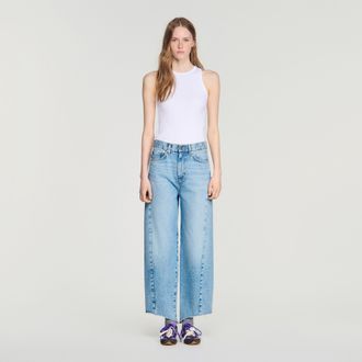 Sandro Jean barell taille haute