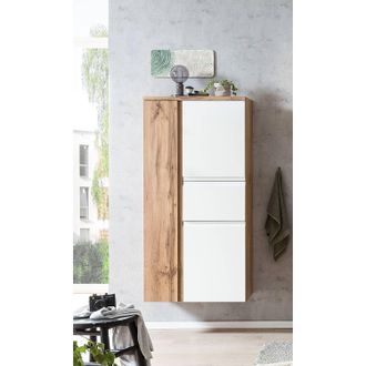 Casa home24 Midischrank I 65cm Weiß/Matt Weiß