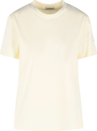 Moncler T-Shirt - Cr&egrave;me