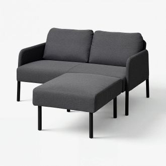 IKEA GLOSTAD 2er-Sofa mit R&eacute;camiere