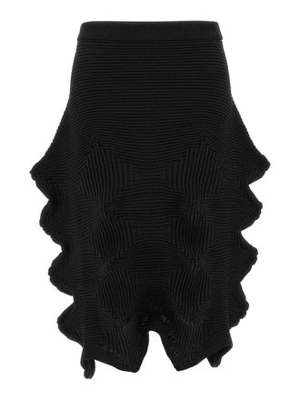 Issey Miyake Jupe Midi - Noir