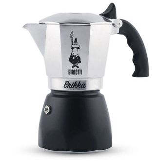 Bialetti New Brikka 4Tz Aluminium Cafeti&egrave;re Italienne 4 Tasses