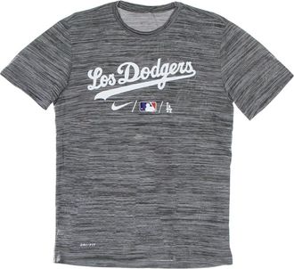 Nike Dodgers Baseball &Uuml;bung Tee City Connect - - Sport - Herren - Grau - L