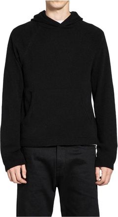 Our Legacy Homme, Sweatshirts et sweats &agrave; capuche, Noir, Taille: M Knitted Sweat &agrave; capuche