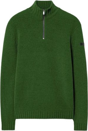 Roberto Ricci Design Cinematt Demi-Zip Tricot - Homme - Pulls - Vert - Taille: L