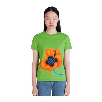 Kenzo Femme, Tops, Vert, Taille: 36 FR T-shirt vert à motif floral