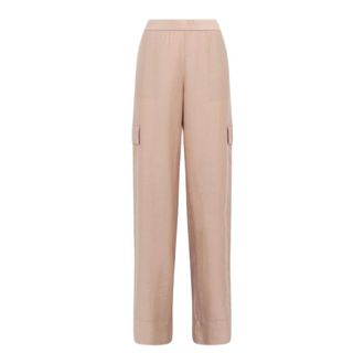 Blugirl Femme, Pantalons, Beige, Taille: 42 FR Straight Pantalons