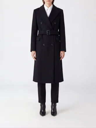 Tagliatore Manteau crois&eacute; ceintur&eacute; en cachemire