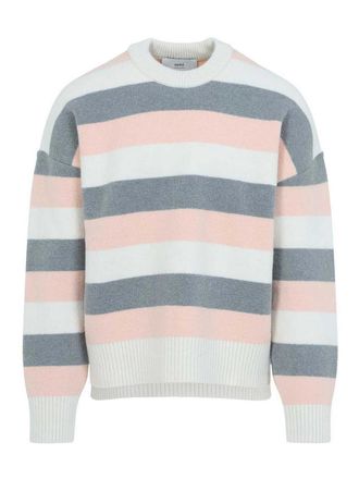 Ami Pull Col Rond - Gris
