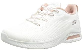 Skechers Femme Squad Air Basket, Tricot Blanc Cassé, 40 EU