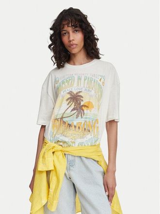 Billabong T-Shirt Sunset Mindset EBJZT00462 Creme Regular Fit