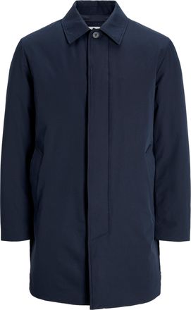 Jack & Jones JACK&JONES Herren Jprcccity Padded Mac Coat Mantel, Dark Navy, M