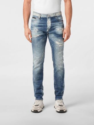 Philipp Plein Jeans Homme couleur Bleu