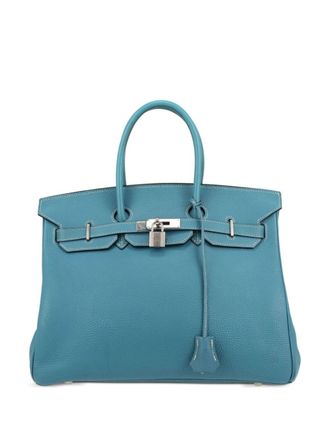 Hermès sac à main Birkin 35 (2004) - Bleu