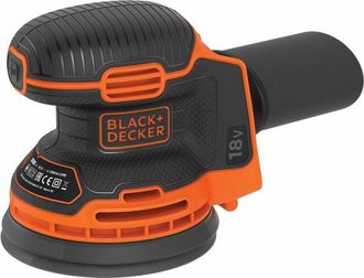 Black+Decker Akku-Exzenterschleifer 18V LITHIUM (ohne Akku) BLACK+DECKER BDCROS18N-XJ