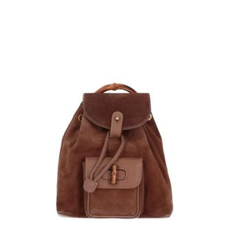 Gucci Pre-owned Wildleder gucci-taschen - - Pre-owned - Damen - Braun - ONE SIZE