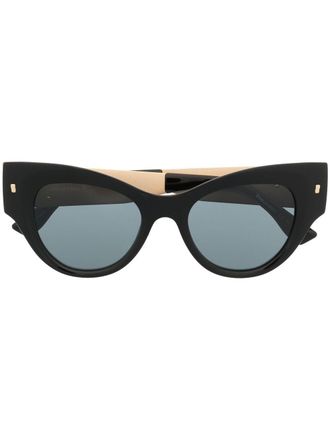 Dsquared2 Eyewear lunettes de soleil teintées à monture papillon - Noir