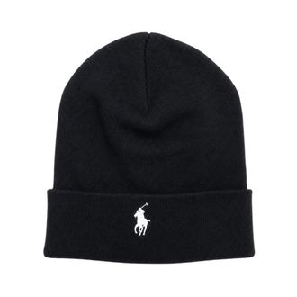 Ralph Lauren Bonnet &agrave; logo brod&eacute; - Homme - Accessoires - Noir - Taille: ONE Size