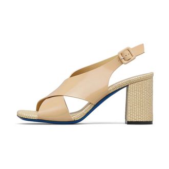 Loriblu Femme, Chaussures, Beige, Taille: 41 EU Midi Block Heel Sandal