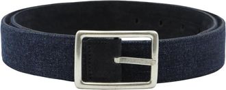 Moorer Homme, Accessoires, Bleu, Taille: 110 CM Denim Belt