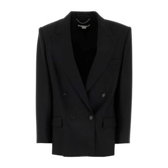 Stella McCartney Schwarzer Wollblazer - - Jackets - Damen - Schwarzk - S