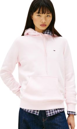 Tommy Jeans Tjw Reg S Flag Hoodie Dw0dw19958 Sweatshirt mit Kapuze, Rosa (Hellrosa), S Damen, Rosa (Hellrosa), S