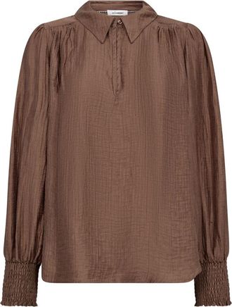 Co'Couture Damen, Blusen & Hemden, Braun, LGr&ouml;&szlig;e