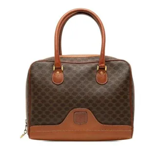 Celine unisex, Pre-owned, Brun, Taille: ONE Size Sac &agrave; main en toile enduite Pre-owned