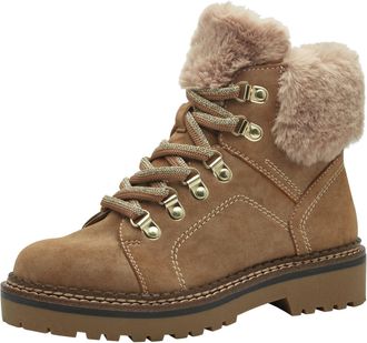 Tamaris Damen Warmfutter Stiefel Vegan; CAMEL, EU 41