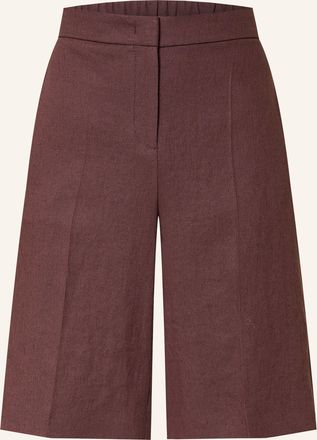 HUGO BOSS Bermudas Tianala Mit Leinen braun