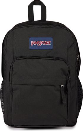 Jansport Big Day Pack Großer Rucksack, 15in -Laptopfach, 43.5 x 19 x 32.5 cm, Black (Schwarz)