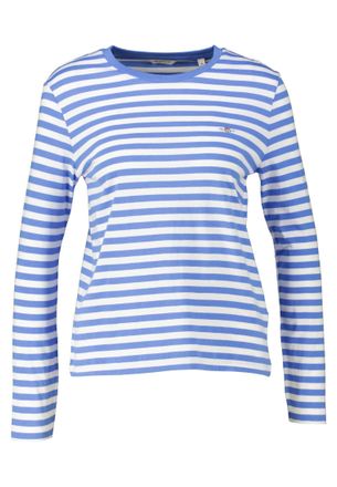 GANT REG Striped Shield LS T-Shirt