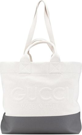 Gucci Hobo Bags - Canvas Embossed Logo Tote - Gr. unisize - in Weiß - für Damen