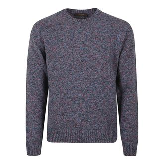 Zanone Homme, Pulls, Bleu, Taille: L Pull en Laine Bleu Rose